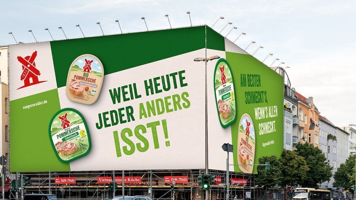 "Am besten schmeckt's, wenn's allen schmeckt": Rügenwalder Mühle ...