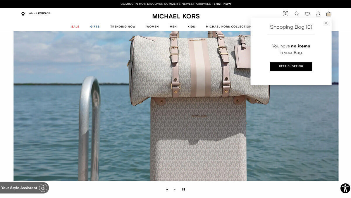 Der nutzlose KI-Chatbot von Michael Kors im W&V Check | W&V