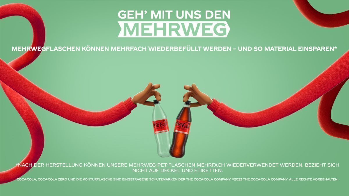 Coca-Cola: Kampagne für nachhaltigen Konsum | W&V