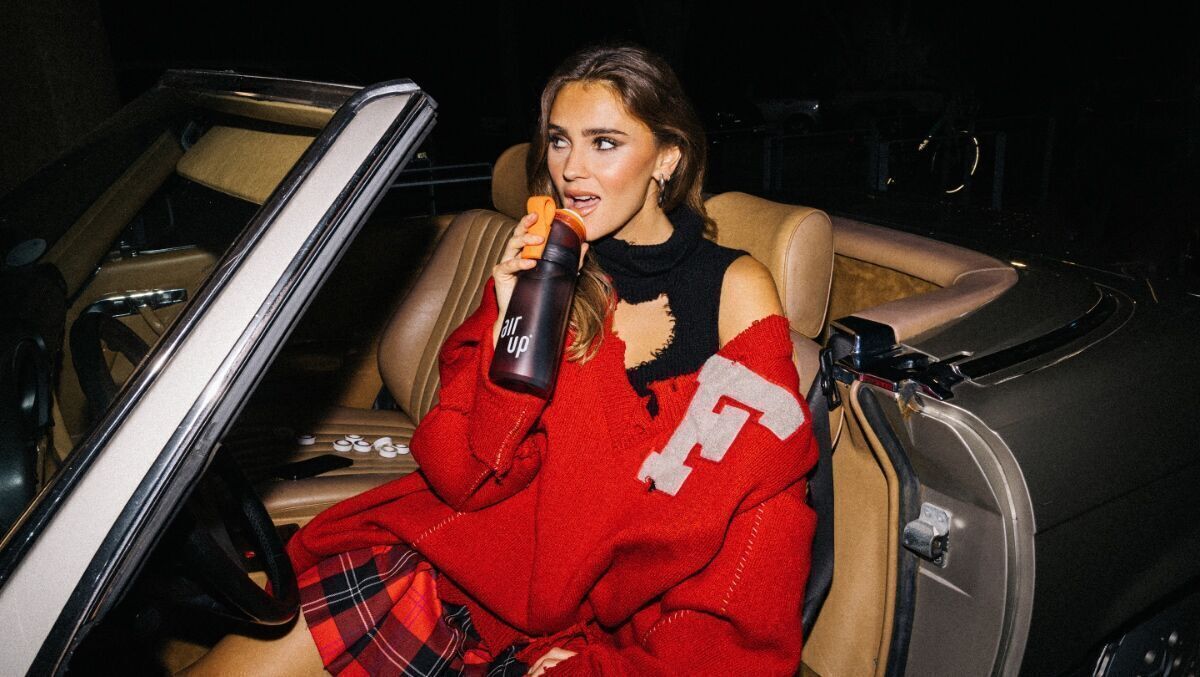 Model mit Mission: Giesinger unterstützt "Get hy" von air up | W&V