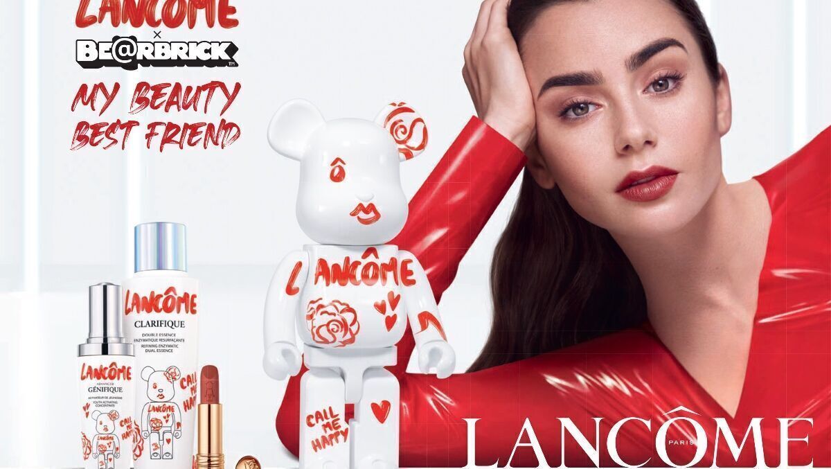 "Call Me Happy": Lancôme kooperiert mit Lily Collins und Bearbrick | W&V