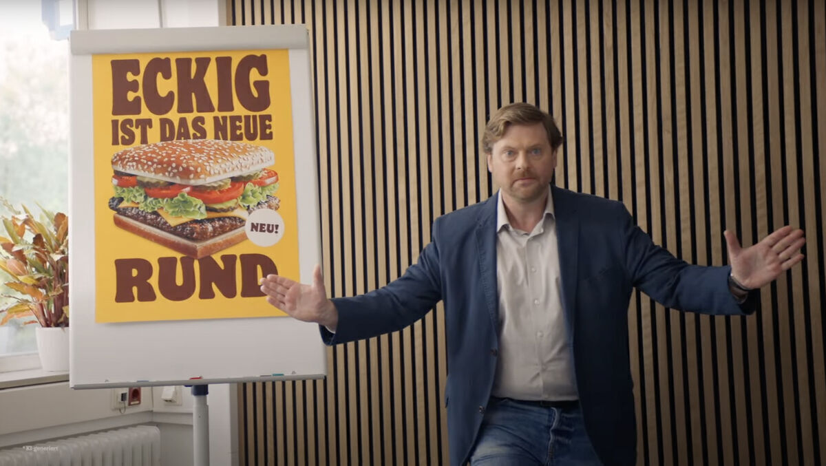 Quadratisch statt rund: Burger King-Premiere im neuen Format | W&V