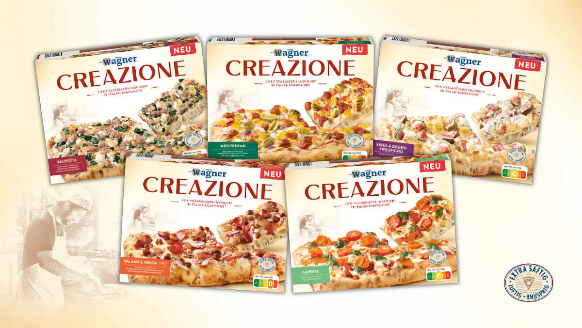 Wagner bringt Premium-Tiefkühlpizza "Creazione" auf den Markt | W&V