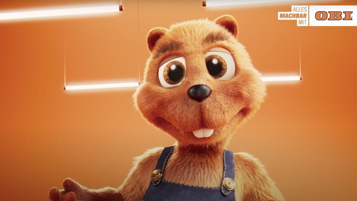 Kampagne mit altem Bekannten: Der Obi-Biber ist zurück | W&V