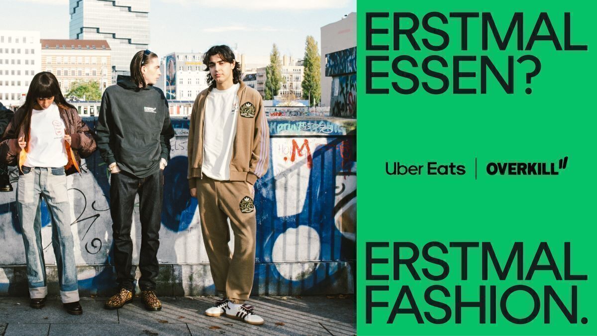 Food meets Fashion: Win-Win-Collab von Uber Eats und Overkill | W&V