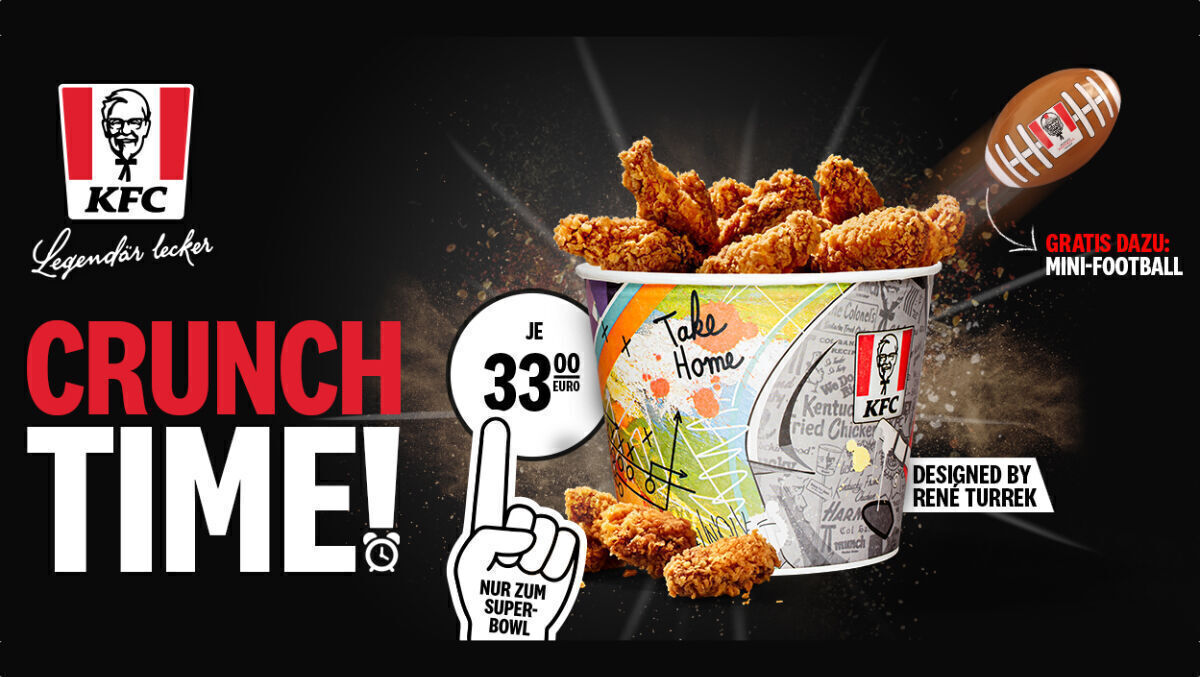 KFC und René Turrek: Kunst trifft Chicken zum Super Bowl | W&V