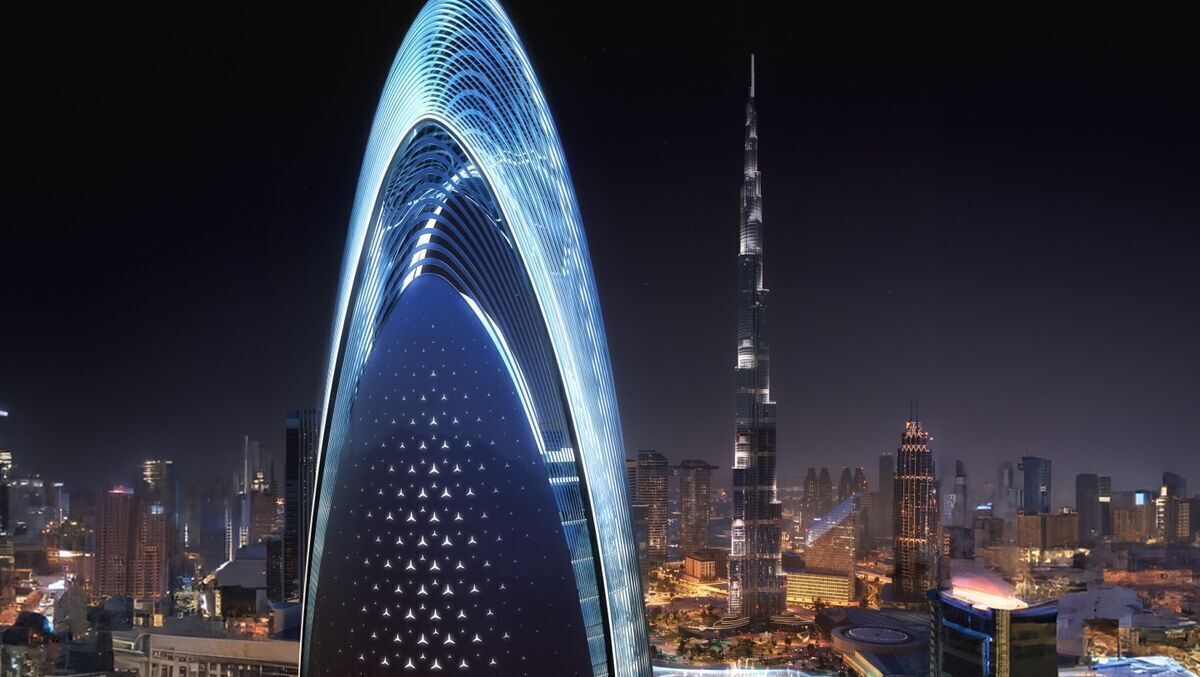 Mercedes-Benz errichtet gigantischen Luxus-Wohnturm in Dubai | W&V