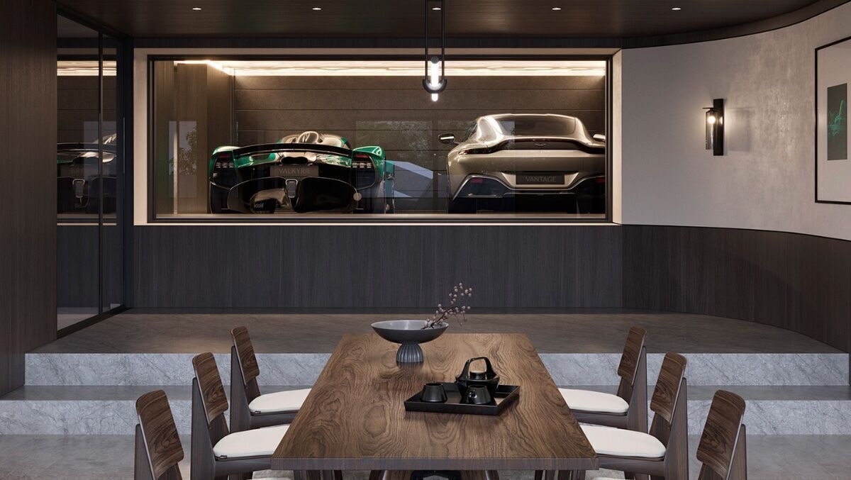 Aston Martin baut Luxushaus mit Garage im Wohnzimmer | W&V