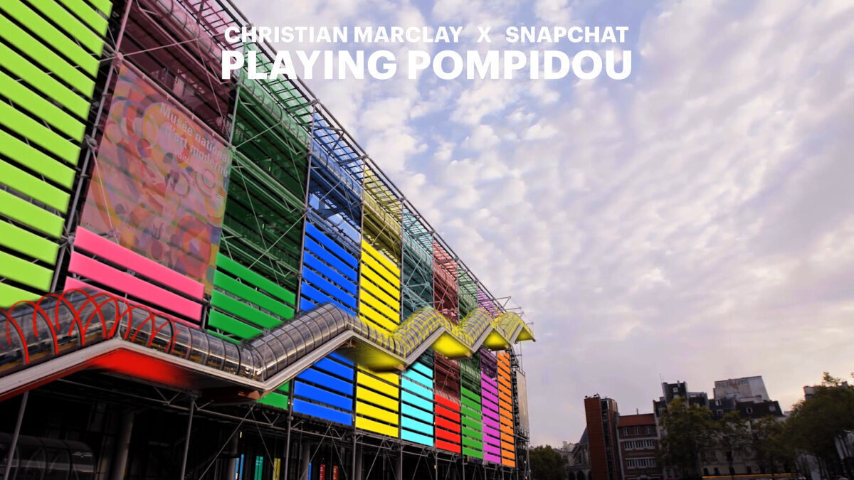 Snapchat macht das Centre Pompidou zum Musikinstrument | W&V