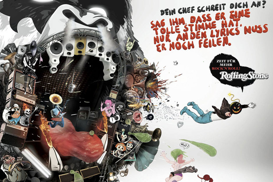 Oliver Voss: Neue Wimmelbilder für "Rolling Stone" | W&V