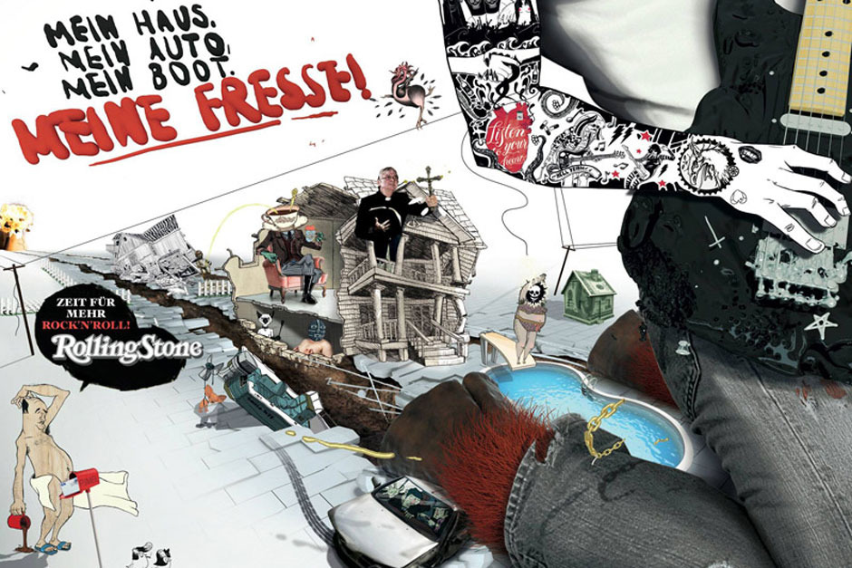 Oliver Voss: Neue Wimmelbilder für "Rolling Stone" | W&V