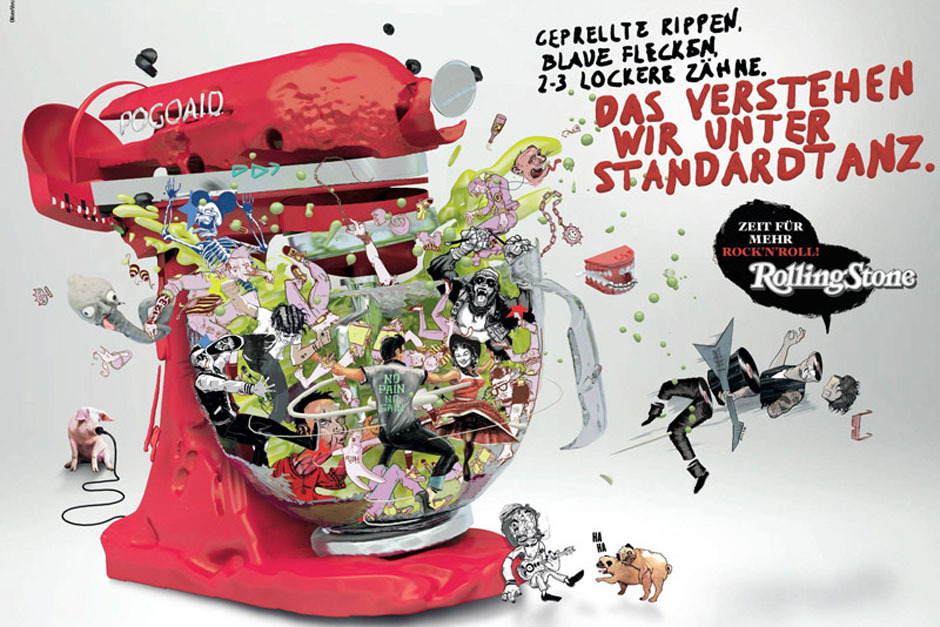 Oliver Voss: Neue Wimmelbilder für "Rolling Stone" | W&V