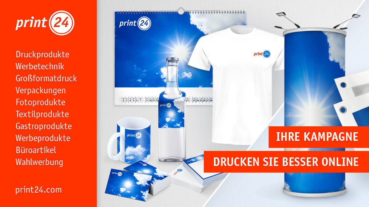 Besser online drucken – die umfangreiche Produktwelt von Print24.com ...