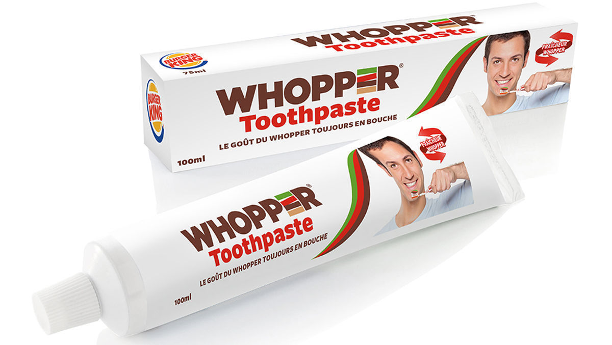 Die Whopper-Zahnpasta von Burger King | W&V