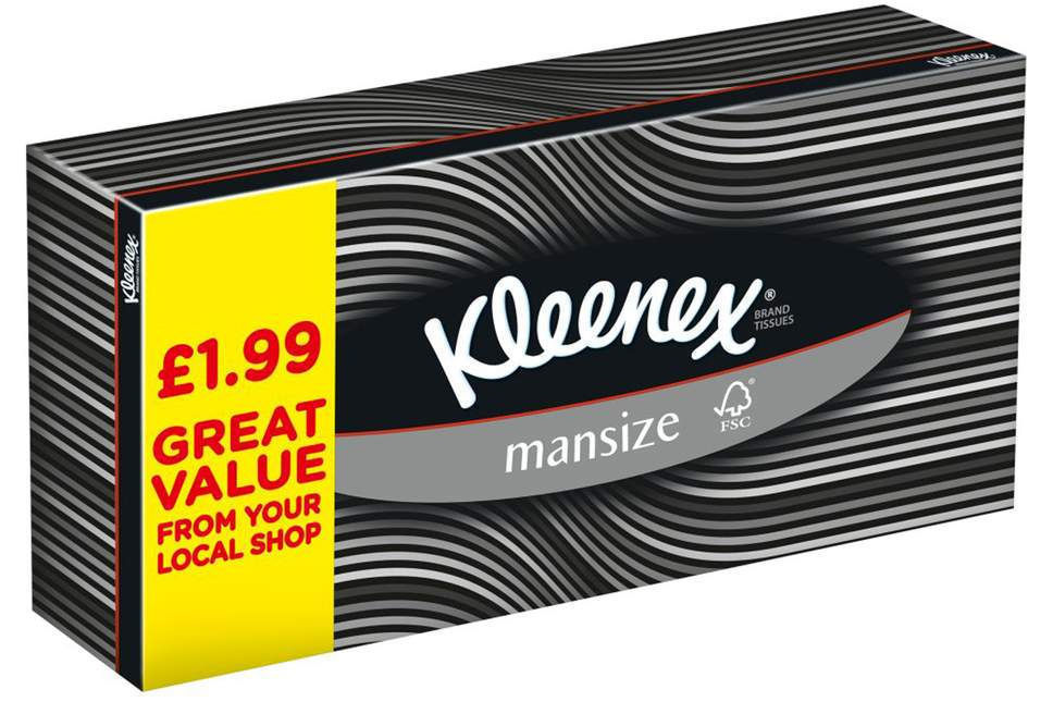 Kleenex schafft Tücher in "Man Size" ab | W&V