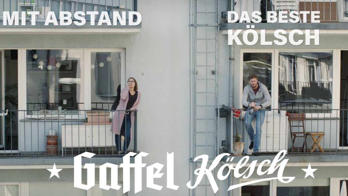 Prost beim Social Distancing: Gaffels neuester Spot | W&V