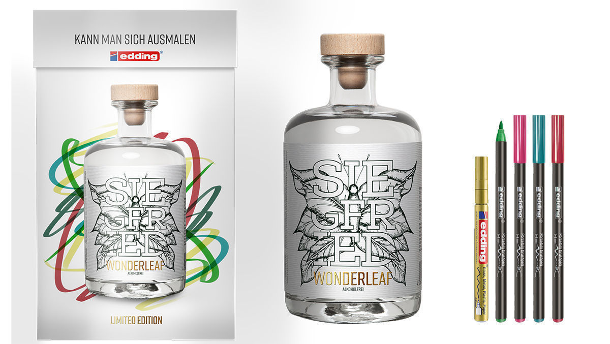 Limited Edition: Das Gin-Etikett mit Edding ausmalen | W&V