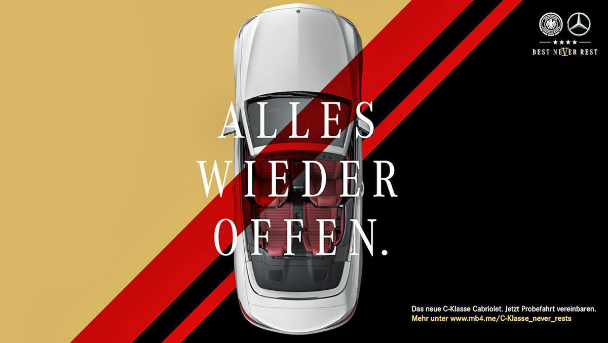 Wie Mercedes-Benz die Nationalelf auf Twitter anfeuert | W&V
