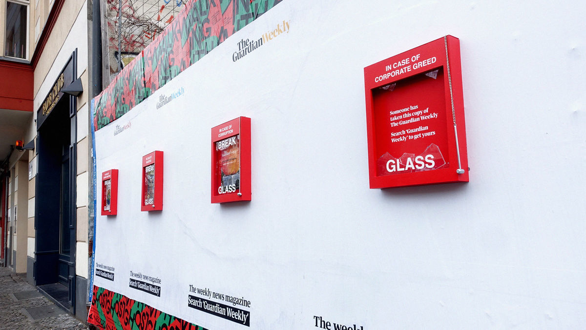The Guardian wirbt mit Guerilla-Aktion in Berlin | W&V