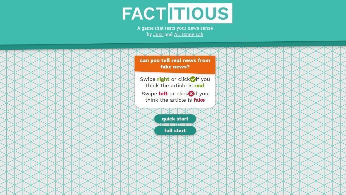 Facticious: Fake News Game mit Tinder-Logik | W&V
